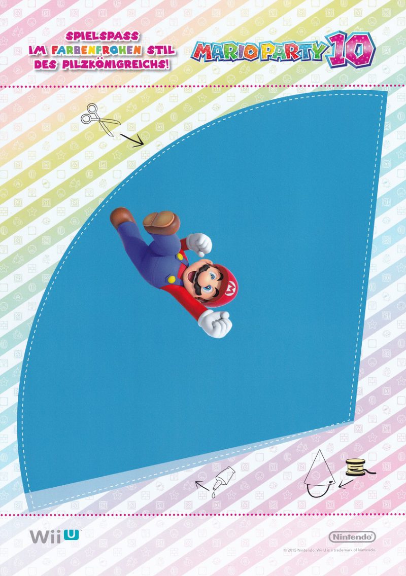 Mario Party 10 - Partyhut Mario - Promotendo