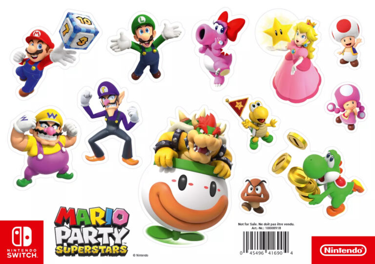 Mario Party Superstars - Sticker - Promotendo
